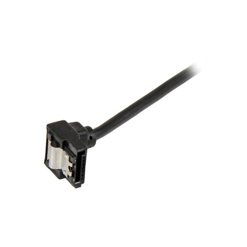 StarTech.com 6in Latching Round SATA to Right Angle SATA Serial ATA ...