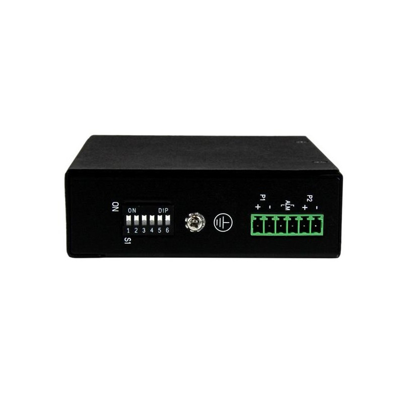 StarTech.com 5 Port Unmanaged Industrial Gigabit Ethernet Switch - DIN Rail / Wall-Mountable ...