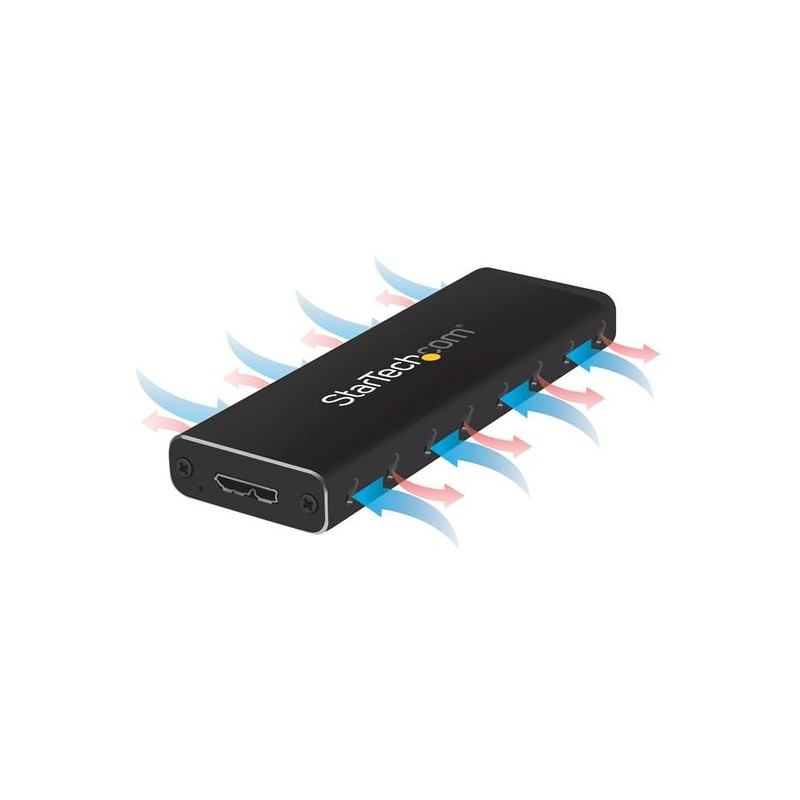 StarTech.com M.2 SATA External SSD Enclosure - USB 3.0 with UASP ...