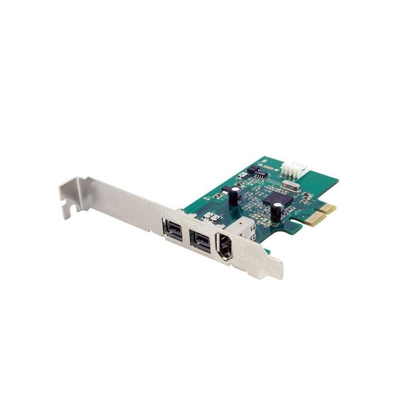 StarTech.com 3 Port 2b 1a 1394 PCI Express FireWire Card Adapter ...