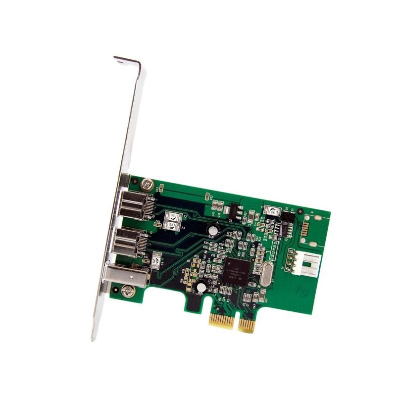 StarTech.com 3 Port 2b 1a 1394 PCI Express FireWire Card Adapter ...