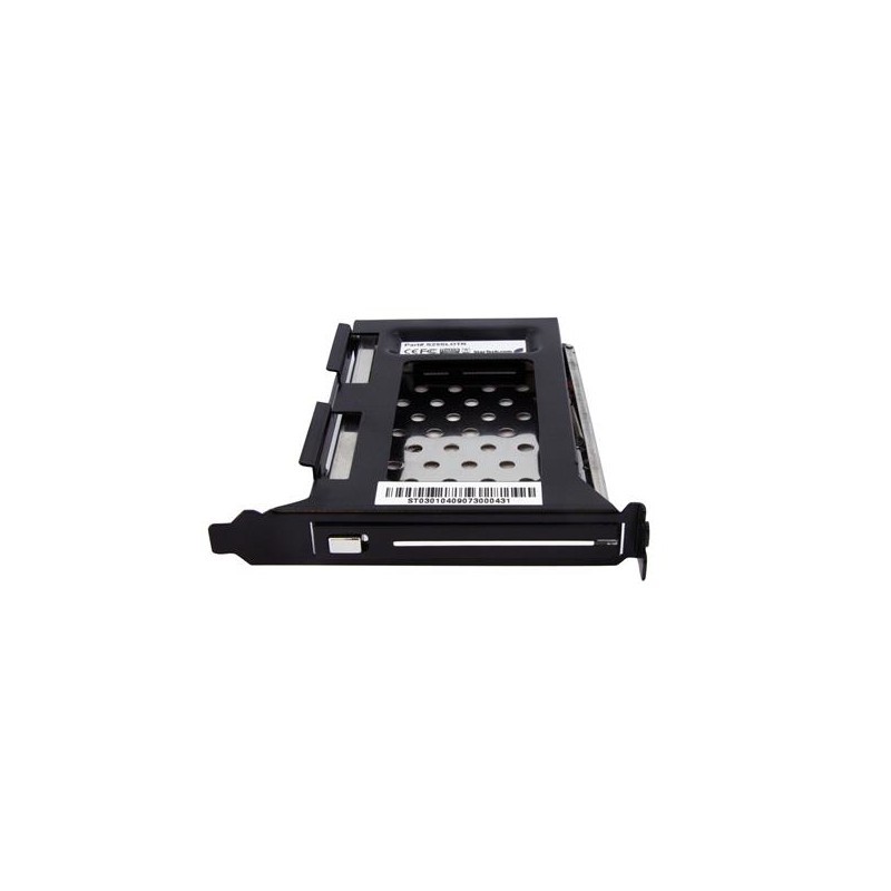 StarTech.com 2.5in SATA Removable Hard Drive Bay for PC Expansion Slot ...