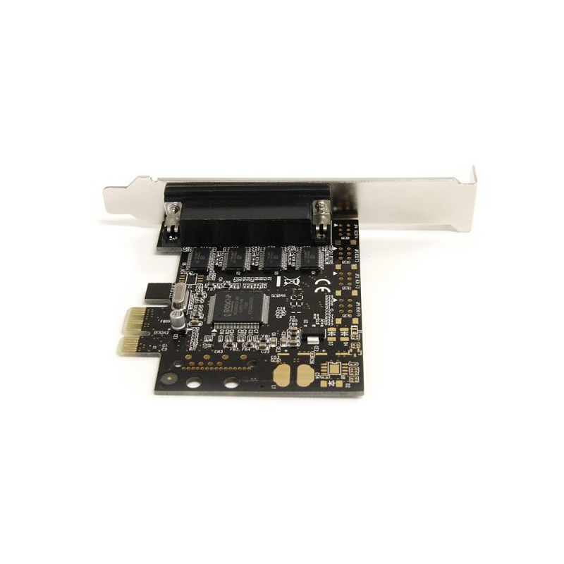 StarTech.com 4 Port RS232 PCI Express Serial Card w/ Breakout Cable ...