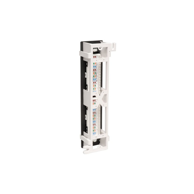 Tripp Lite 12-Port Wall-Mount Cat5e Patch Panel, 568B, RJ45 Ethernet ...