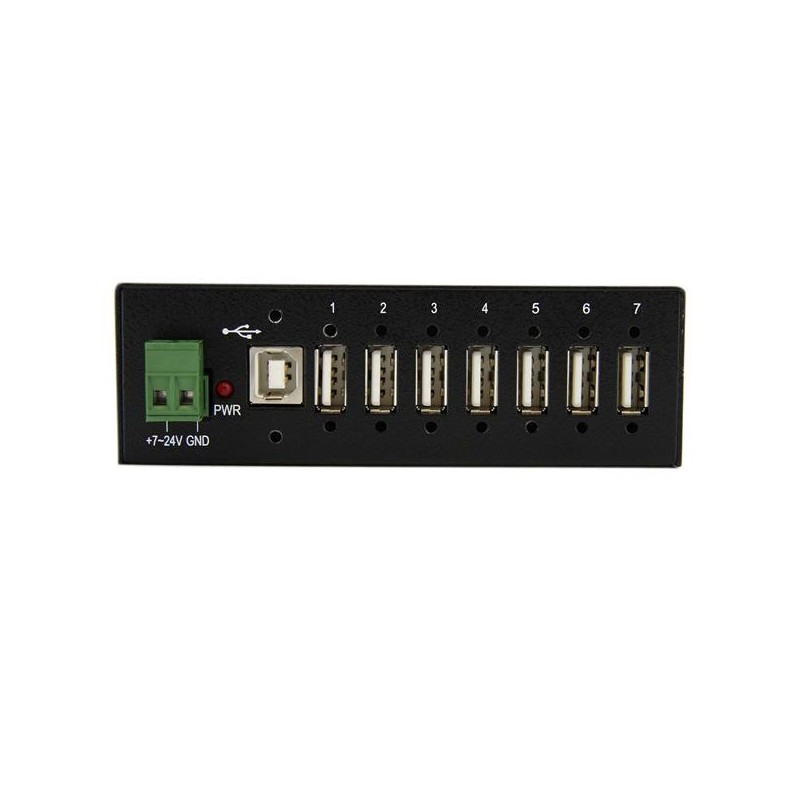 StarTech.com Mountable Rugged Industrial 7 Port USB Hub | StarTech.com ...