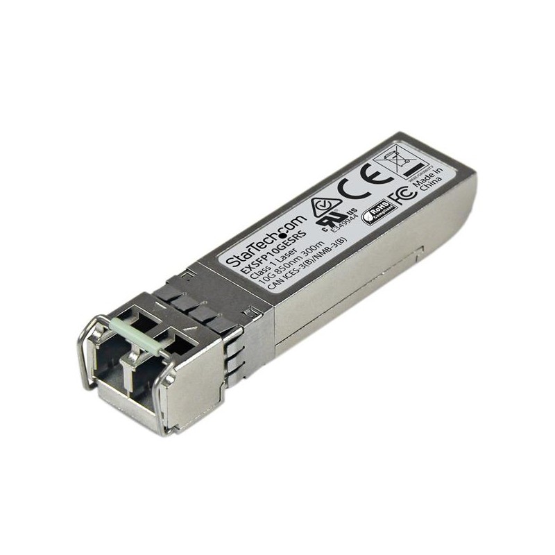 StarTech.com 10 Gigabit Fiber SFP+ Transceiver Module - Juniper EX-SFP-10GE-SR - MM LC with DDM ...