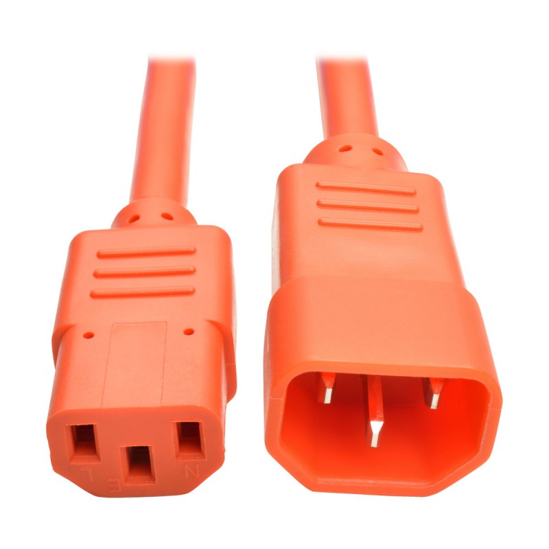 Tripp Lite Heavy-Duty Power Extension Cord, 15A, 14 AWG (IEC-320-C14 to ... Tripp Lite Heavy-Duty Power Extension Cord, 15A, 14 AWG (IEC-320-C14 to ...