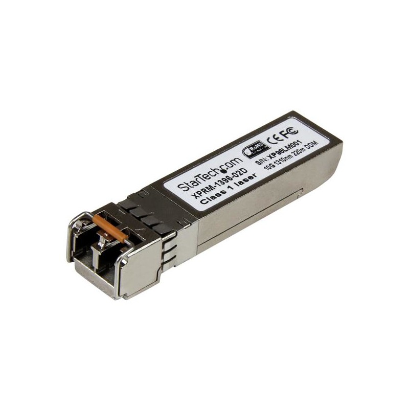 StarTech.com 10 Gigabit Fiber SFP+ Transceiver Module - Cisco SFP-10G-LRM Compatible - MM LC ...