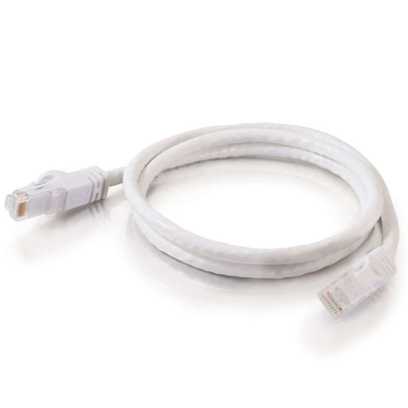 C2G 3m Cat6 Booted Unshielded (UTP) Network Patch Cable - White | White ...