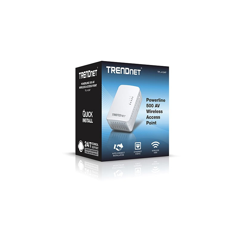 Trendnet Powerline 500 AV2 Wireless Access Point | TRENDnet PowerLine ...