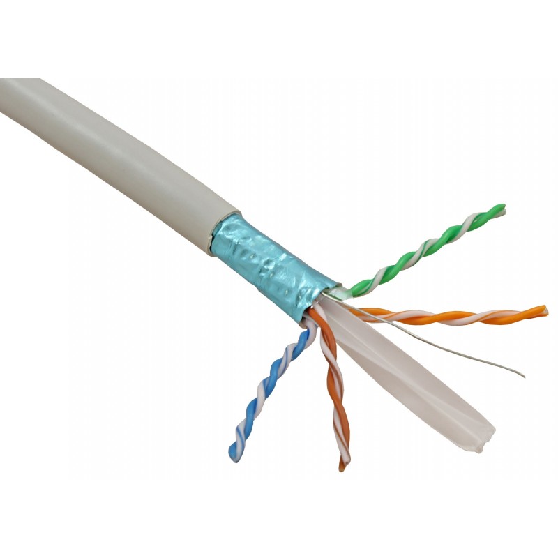Cat6 FTP Shielded PVC Solid Core Cable | Cat6 Cable Cat6 FTP Shielded PVC Solid Core Cable | Cat6 Cable