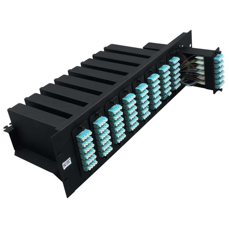 3u 10 Slot Unloaded Modular MPO Cassette Patch Panel | MPO Fibre