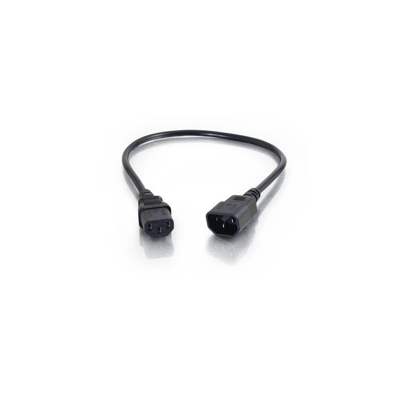 C2G 5m 18 AWG Computer Power Extension Cord (IEC320C13 to IEC320C14 ...