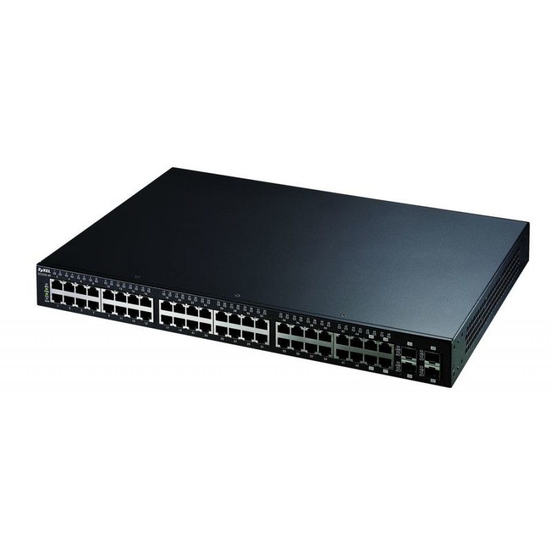 ZyXEL GS2210-48HP Managed L2 Gigabit Ethernet (10/100/1000) Power over ...
