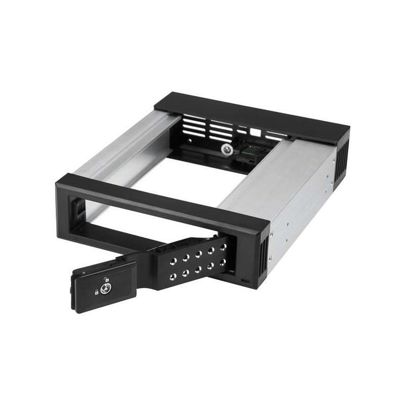 StarTech.com 5.25 to 3.5 Hard Drive Hot Swap Bay - For 3.5" SATA/SAS ...