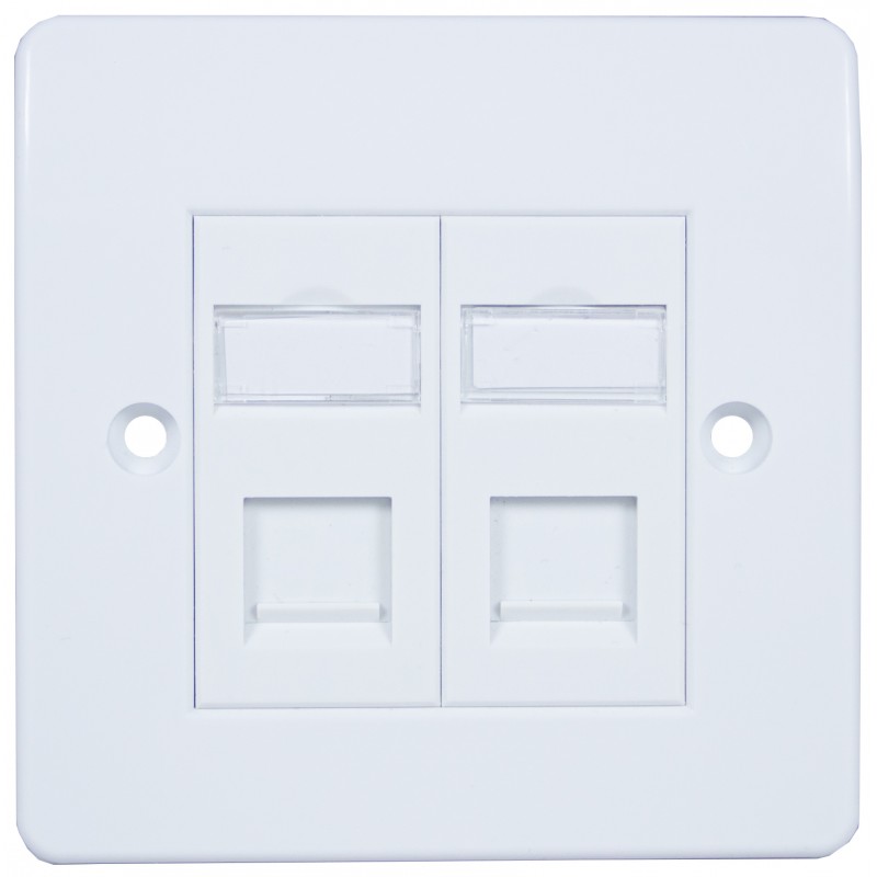 Cat6 FTP RJ45 Modules with Faceplate | Cat6 Modules & Outlets