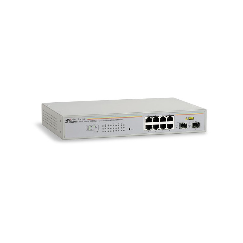 Allied Telesis 8 port Gigabit WebSmart Switch Managed
