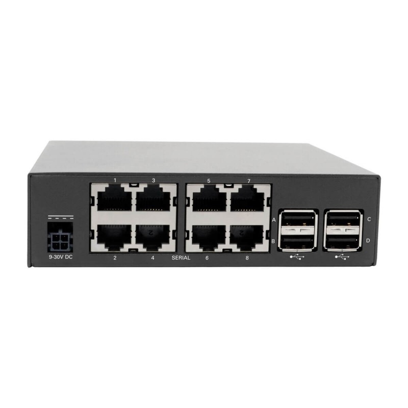 Tripp Lite 8-Port Serial Console Server with Built-In Modem, Dual GbE ...