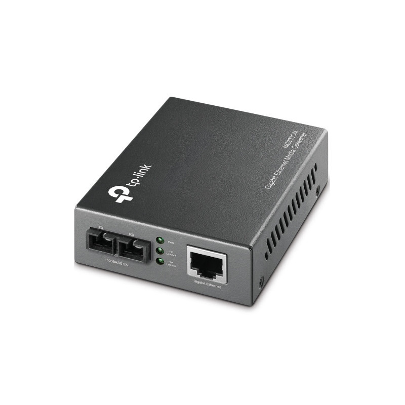 TP-Link MC200CM network media converter 1000 Mbit/s 850 nm Multi-mode Black