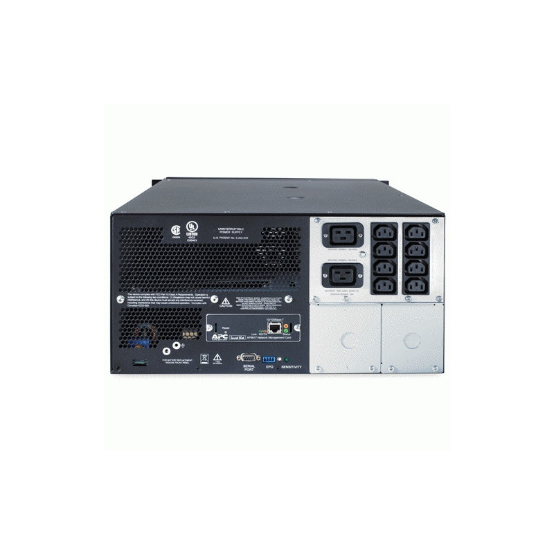 APC APC Smart-UPS SUA5000RMI5U - 5000VA, 8x C13, 2x C19 outlet, NMC ...