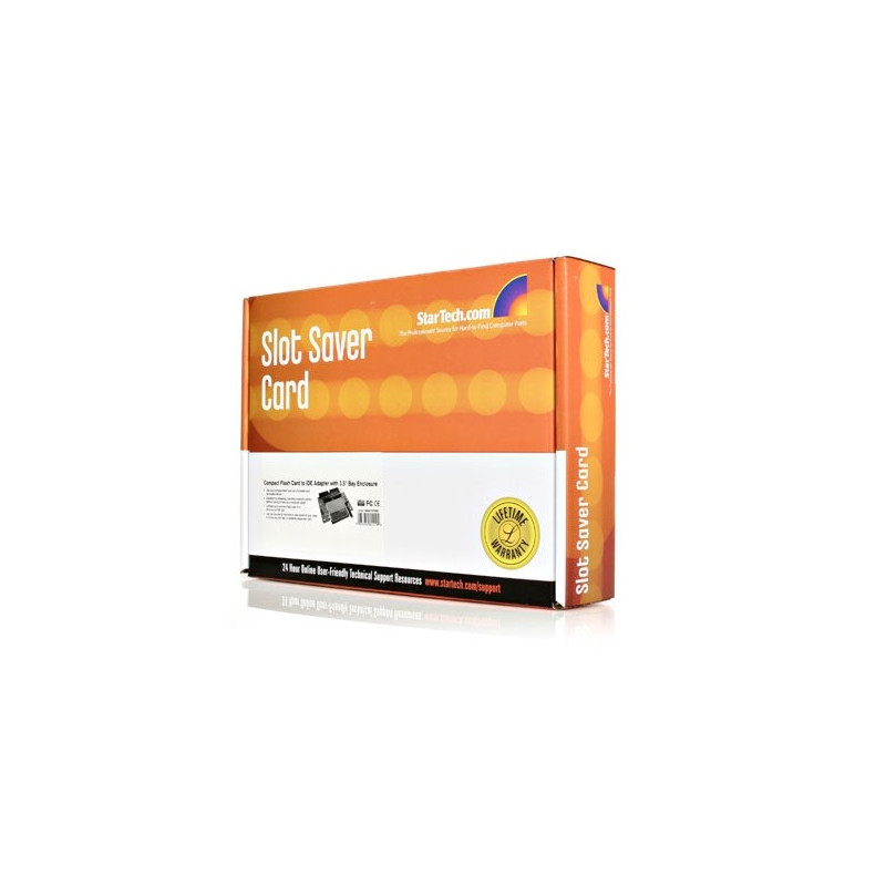 StarTech.com 3.5in Drive Bay IDE to Single CF SSD Adapter Card Reader ...