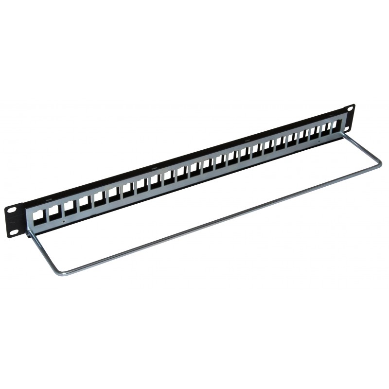 24 Way FTP Keystone Patch Panel | Cat6a Patch Panels & Keystone Jack Frames