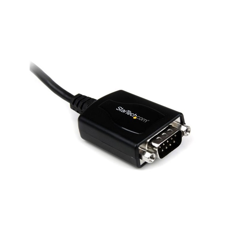 StarTech.com 1 ft USB to RS232 Serial DB9 Adapter Cable with COM ...